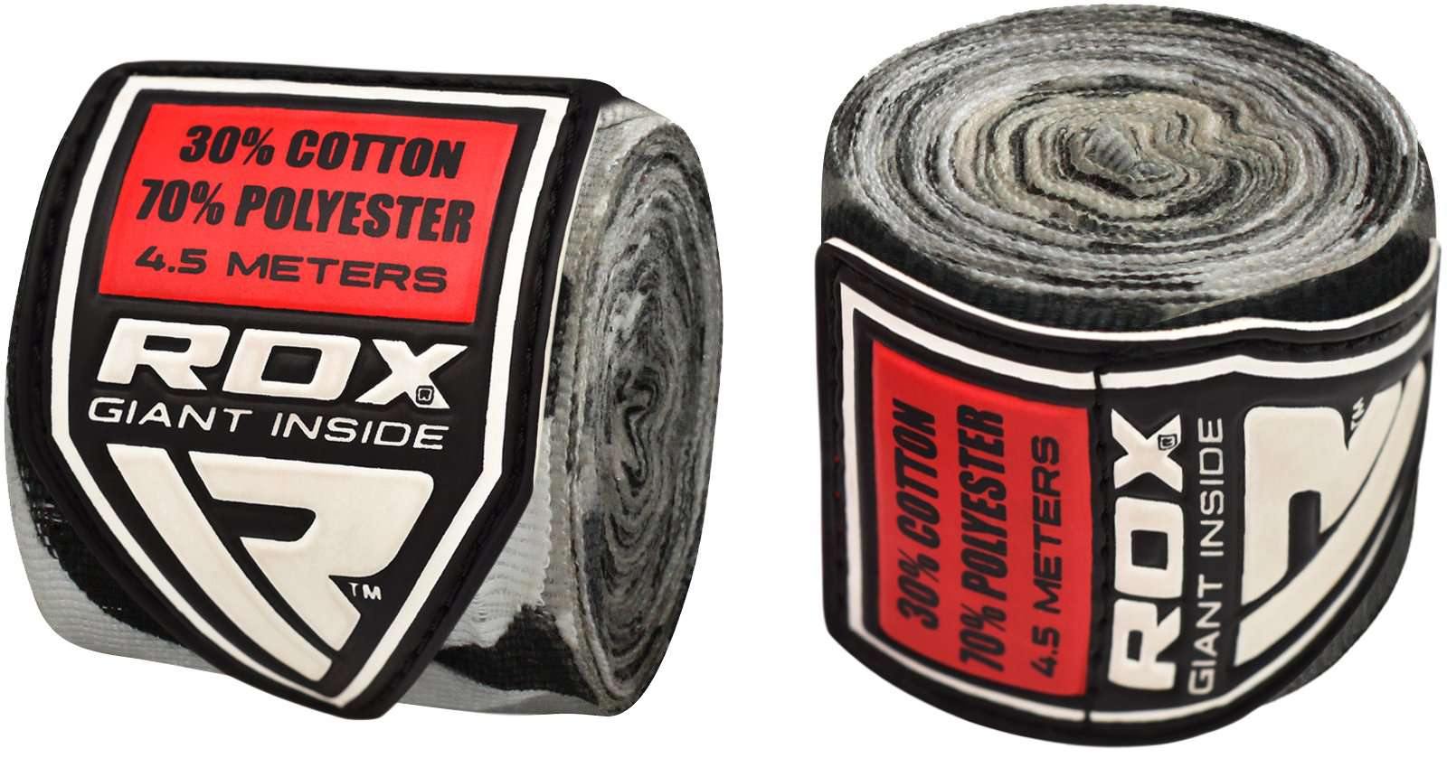 RDX RC 4.5m Pro Elastic Hand Wrap Tape for Boxing, MMA and Muay Thai